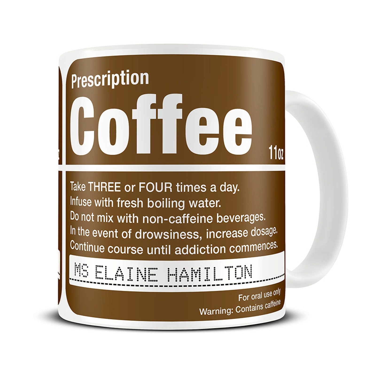Doctor Mug Personalised Prescription Coffee Mug Funny - Etsy