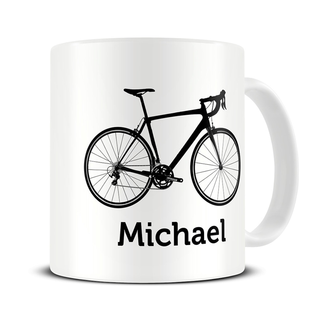 Bicycle Mug Bike Gifts Personalised Bike Mug Gifts for Cyclists Bike ...
