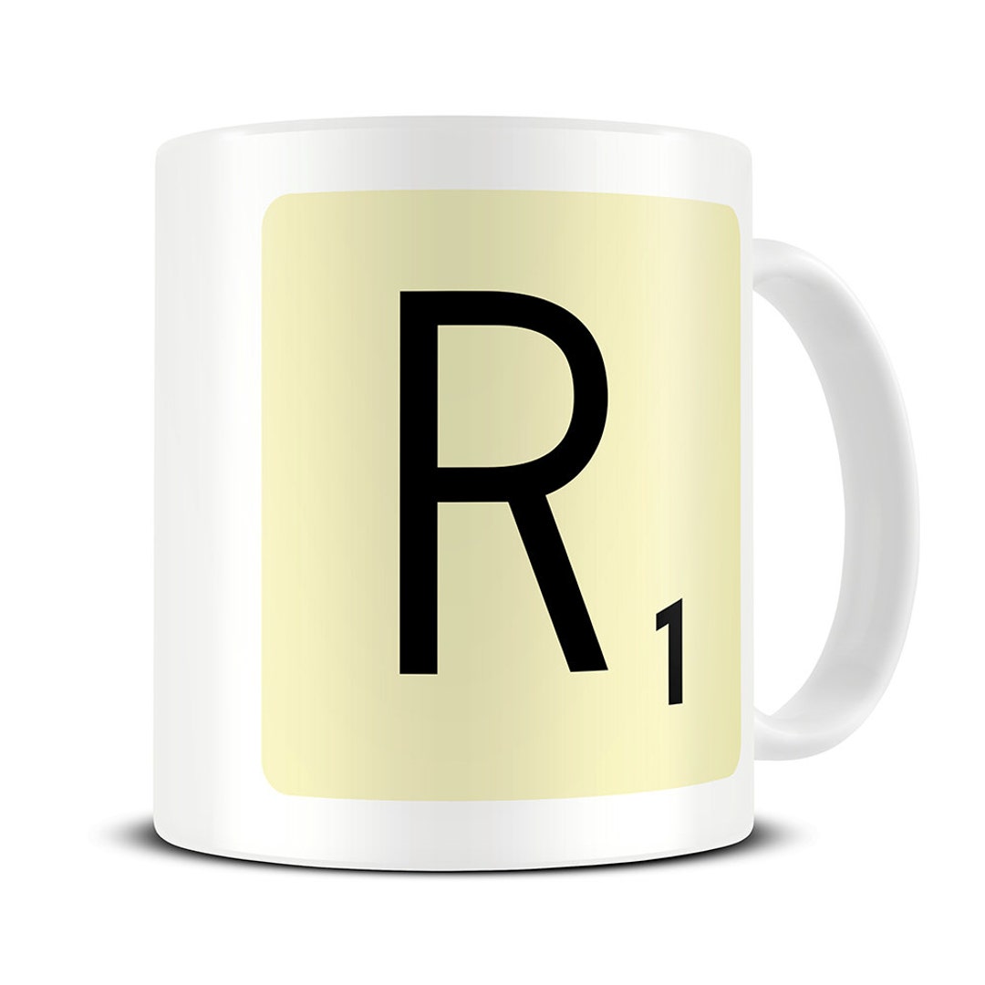 Monogrammed Mug Letter Tile Coffee Mug Initial Mug Letter Mug ...