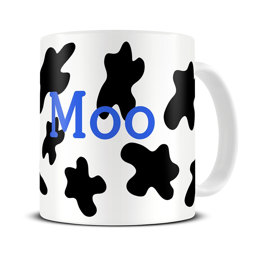 Cow Mug Personalised Cow Print Coffee Mug Cow Gifts - Etsy
