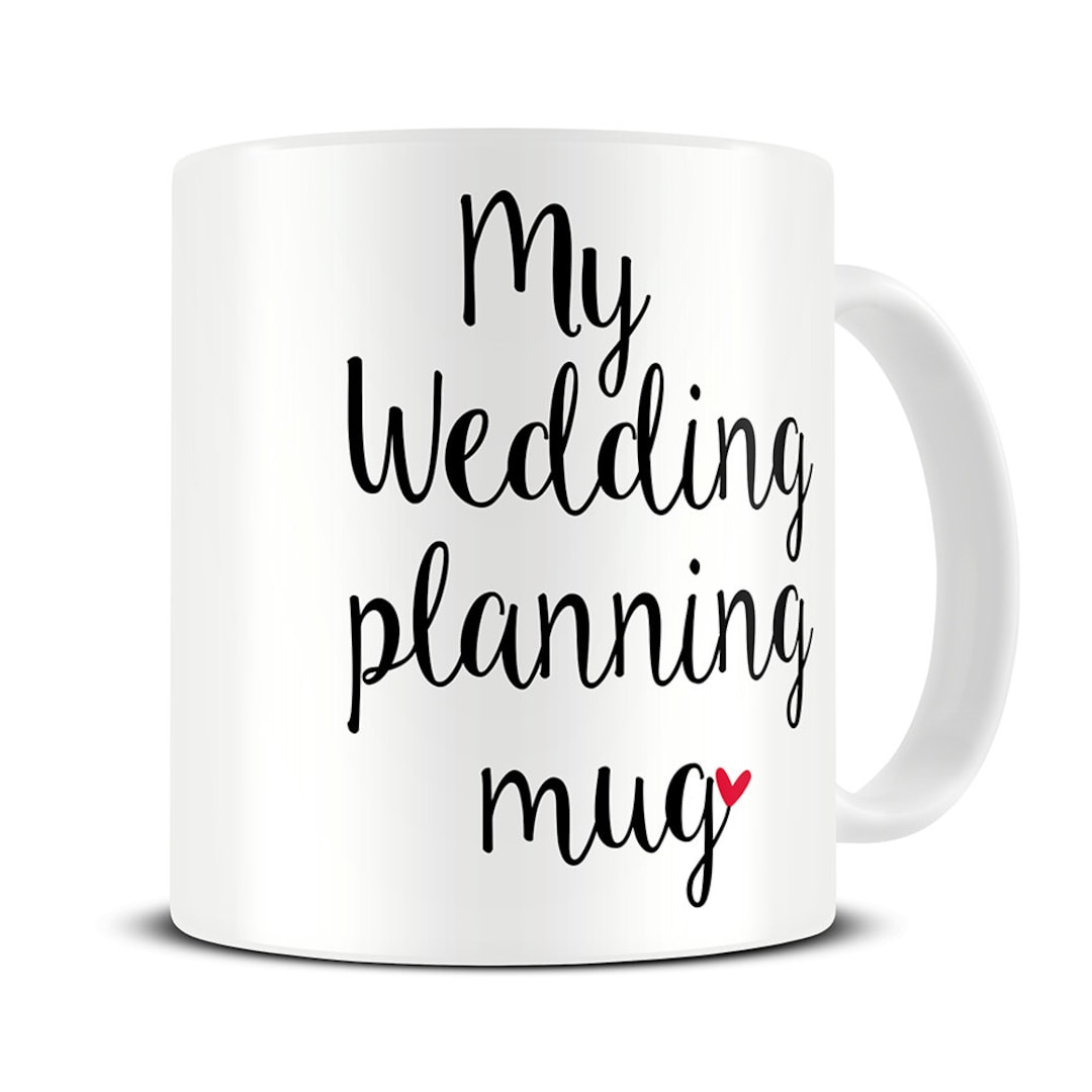 Wedding Mug Personalized My Wedding Planning Mug - Etsy