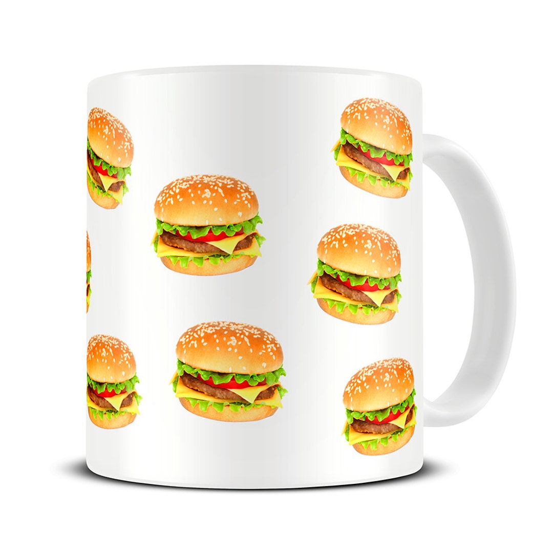 Vegan Burger Coffee Mug, Gifts for Her, Gifts for Him, Boyfriend Gifts ...