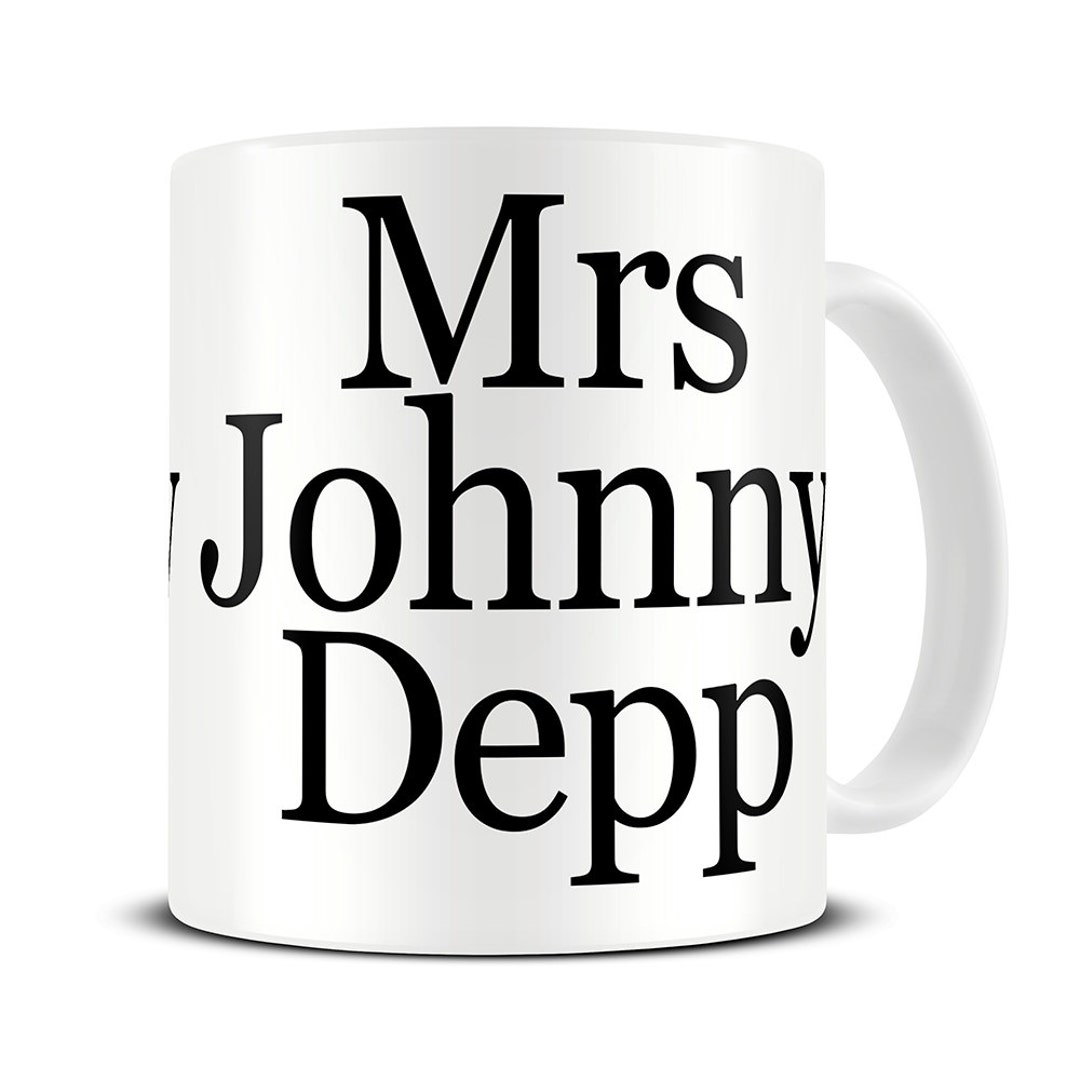 Mrs Johnny Depp Coffee Mug MG300 - Etsy