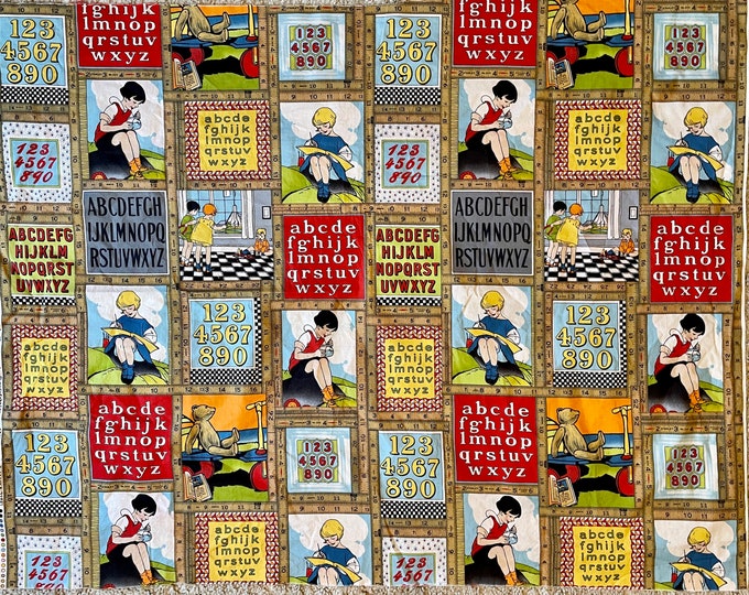 Building Blocks for American Jane Fabric Panel 21041 / 43 Inches by 33 ...