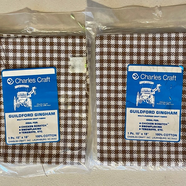 Gingham Fabric - Etsy