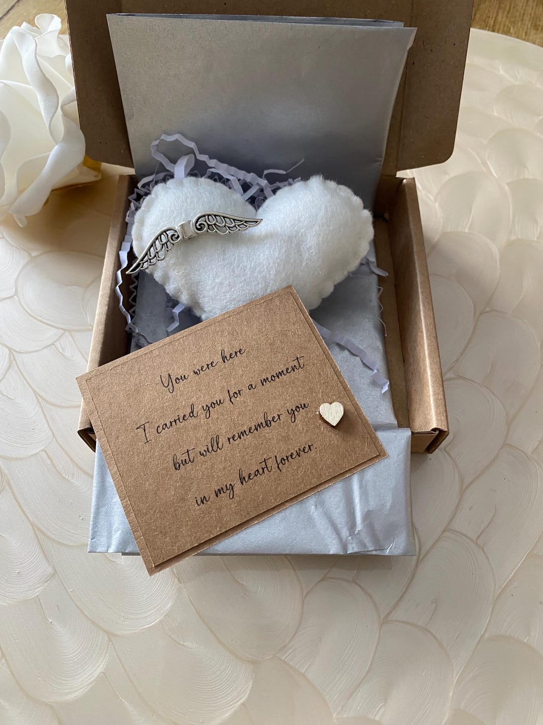 Miscarriages Memory Heart, Baby Loss Keepsake Box, Baby Loss Gift ...