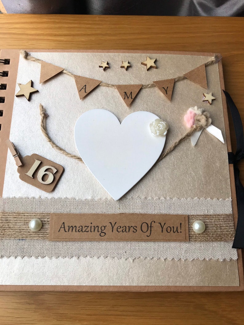 Handmade Keepsake Album-memory Keepsake Album-16th 18th 21st - Etsy