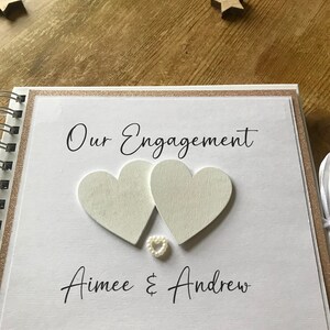 Our Engagement Photo Album, Engagement Memory Book, Engagement Party ...