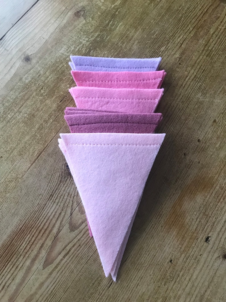 Build Your Own Felt Bunting Flags, Custom Bunting Flags, You Choose ...