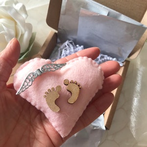 Baby Loss Heart Memory Box, Twin Miscarriage Remembrance, Personalised ...