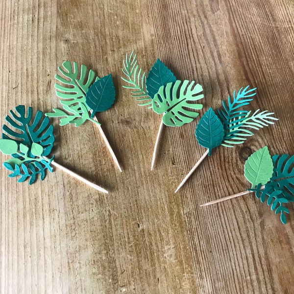 Monstera Leaf Cake - Etsy
