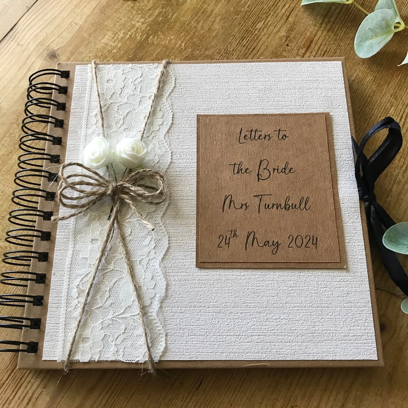 Letters to the Bride Scrapbook - Etsy