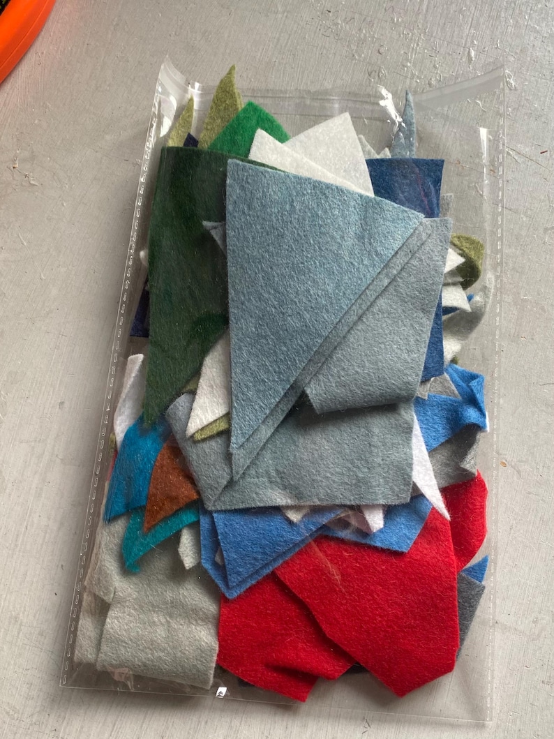 Wool Felt off Cuts, Scrap Bags, Seasonal Scrap Bag Colours, Autumn Felt ...