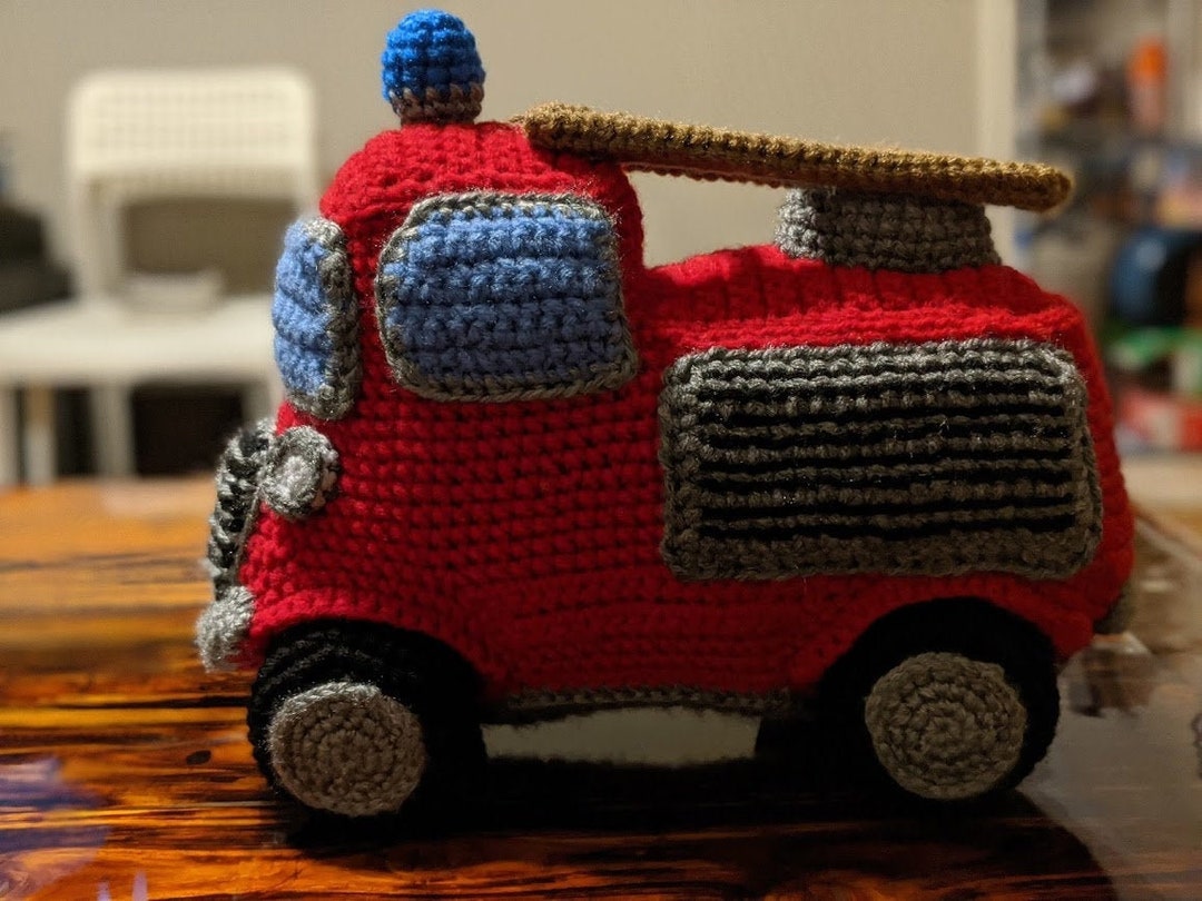 Fire Truck Plush - Etsy