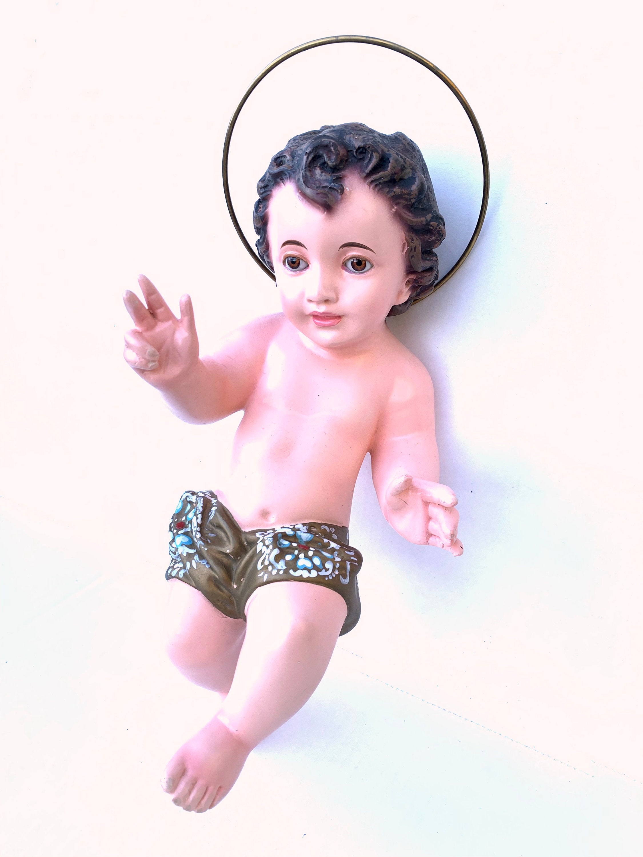Vintage Plaster BABY Jesusjesus Baby for Nativity Sceneglass - Etsy