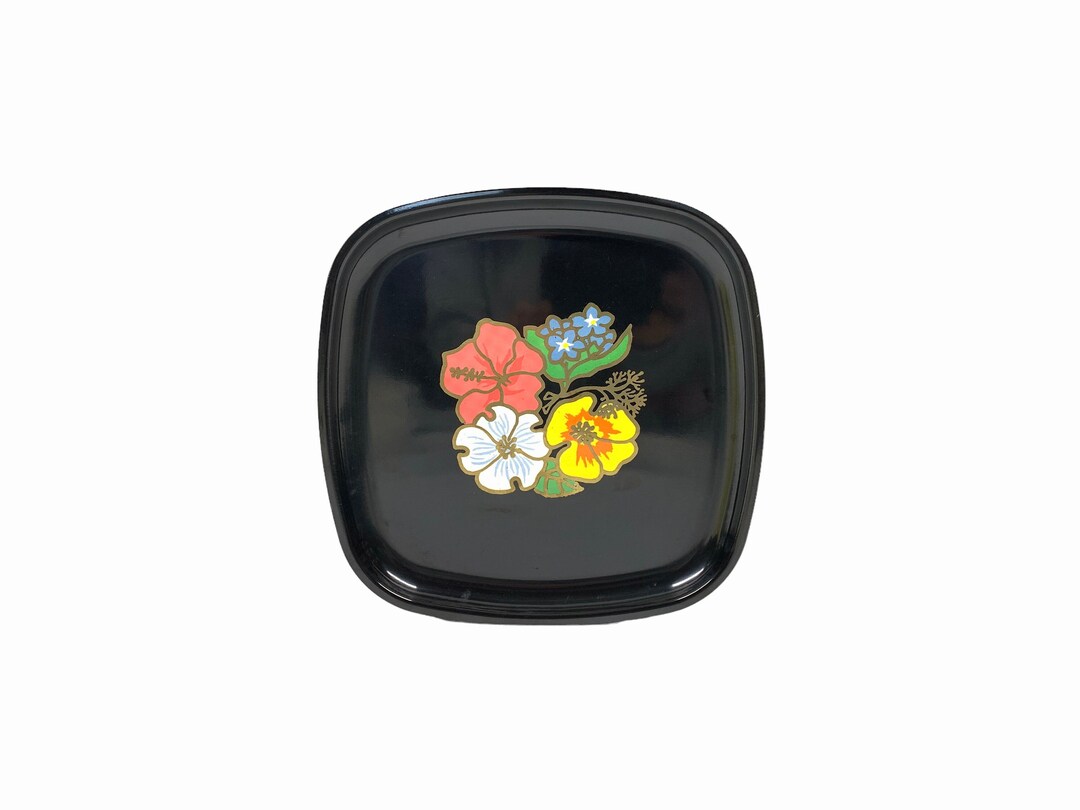 Vintage COUROC Tray With Flowerswestern Airlines Designbarwarewestern ...