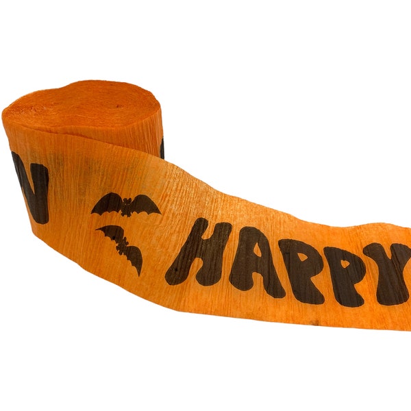 Halloween Crepe Paper Garland - Etsy