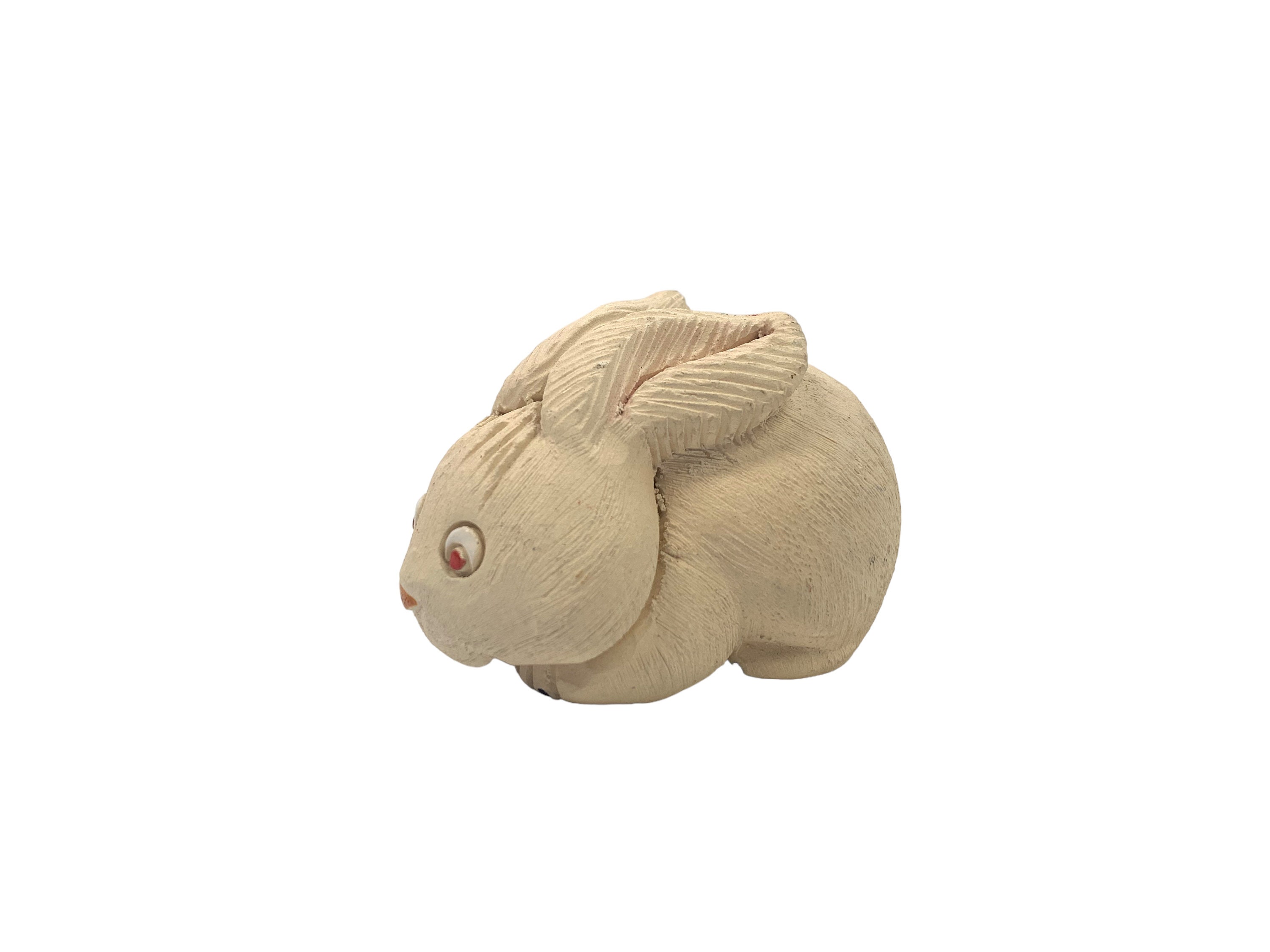 Vintage Rinconada Uruguay Rabbit Figurine, Signed Ceramic Bunny Decor ...