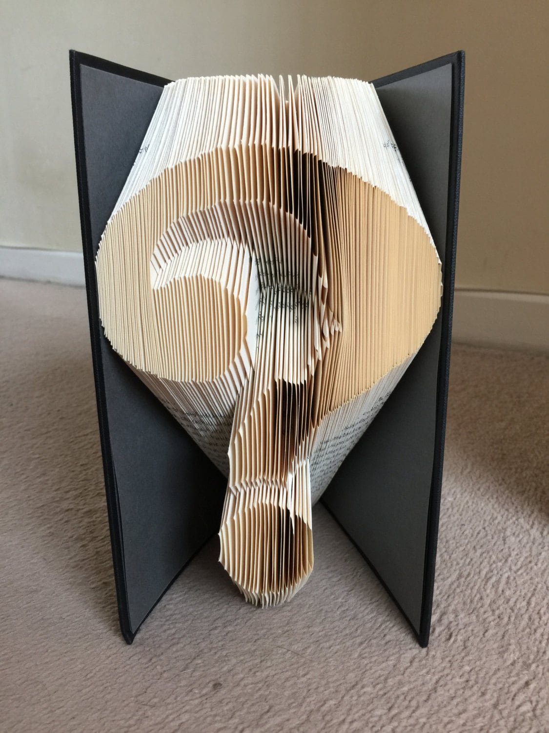 Question Mark Face Book Folding Pattern 200 folds Easier | Etsy