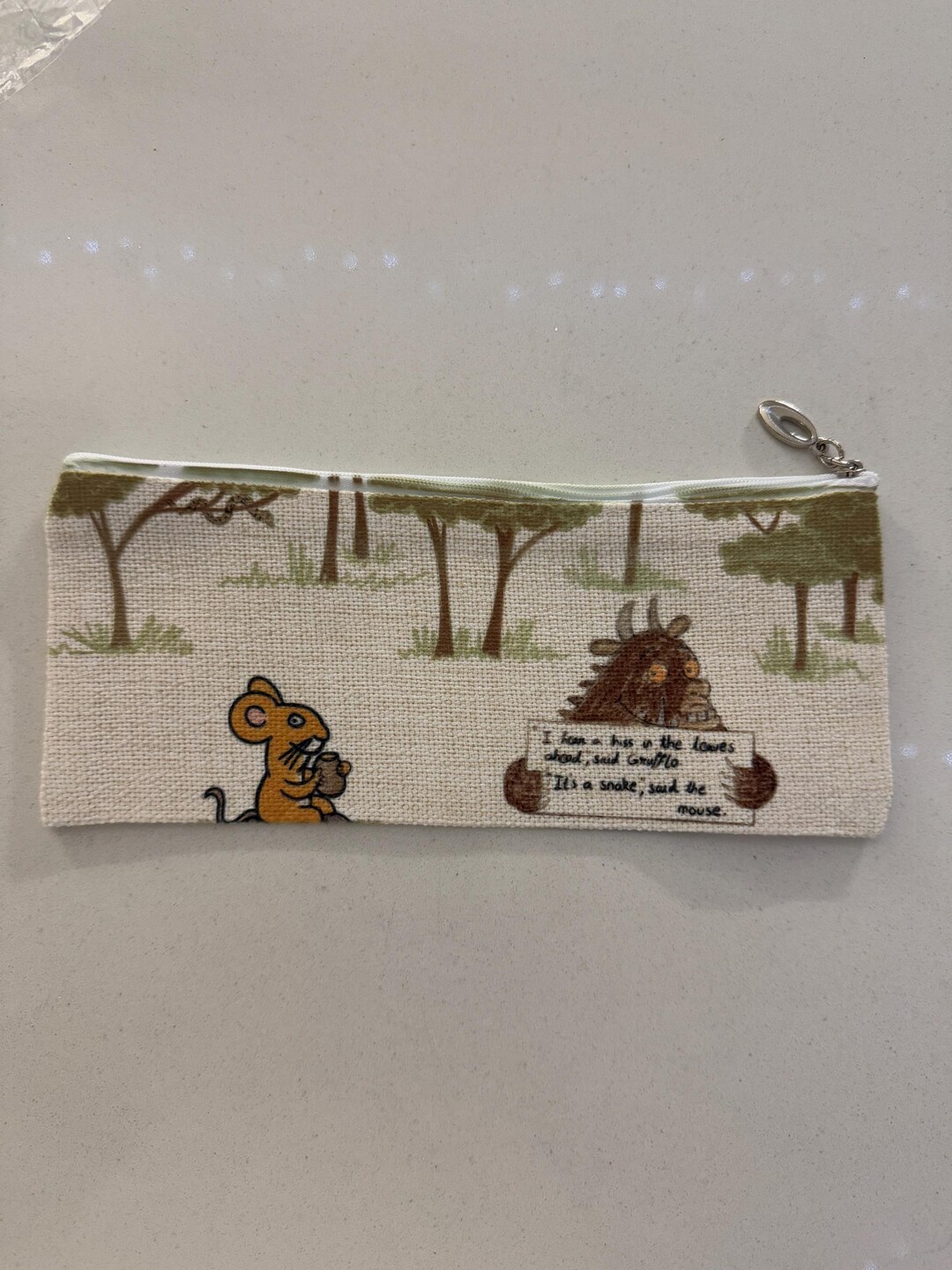 Gruffalo Design, Linen Personalised Pencil Case, Eco Friendly ...