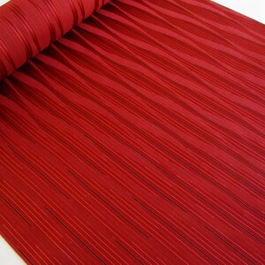 Japanese Raincoat Fabric Ama Coat Fabric Silk Stripes Colour Red and ...