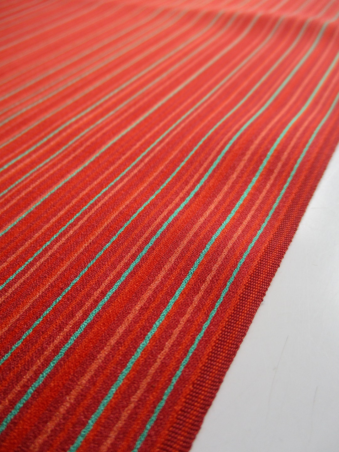 Japanese Raincoat Fabric - Ama Coat Fabric - Silk - Stripes - Colour ...