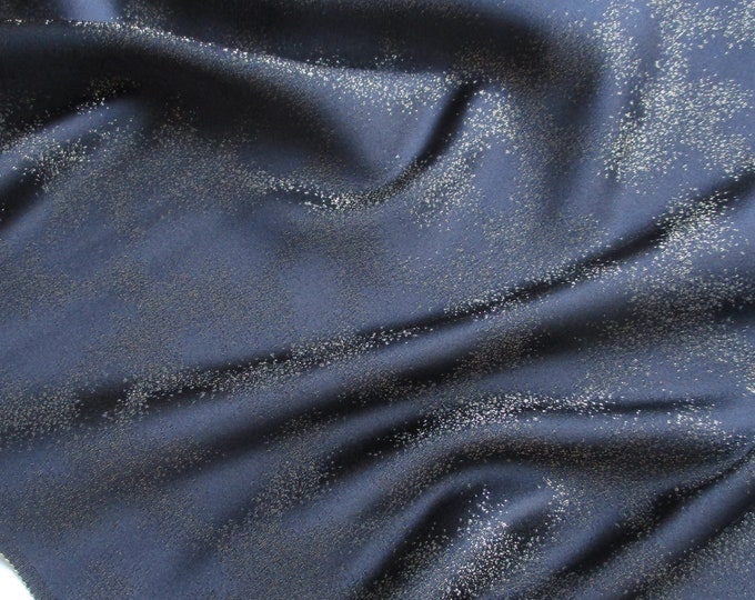 LAST PIECE - Japanese Obi Fabric - Silk - Gold Dust - Colour: Black and ...