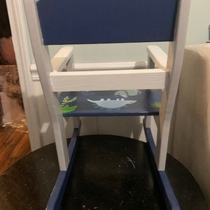 Personalized Child's Rocking Chair: Dino Trax - Etsy