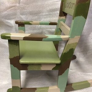 CAN You SEE Me CAMO! Child's Rocking Chair - Etsy