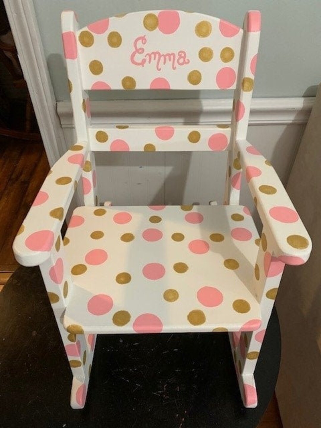 Personalized Child's Rocking Chair: A Little Bling! - Etsy
