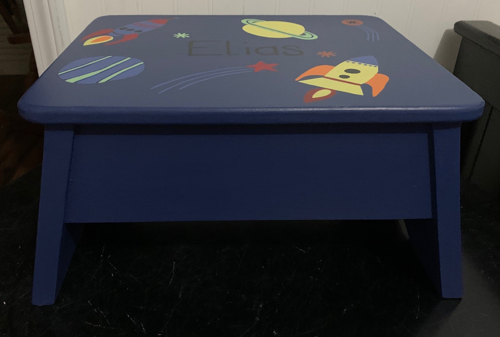 Child's Single Step Stool: in a Galaxy Far Far Away FREE | Etsy