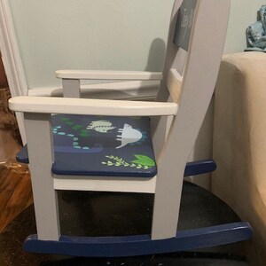 Personalized Child's Rocking Chair: Dino Trax - Etsy
