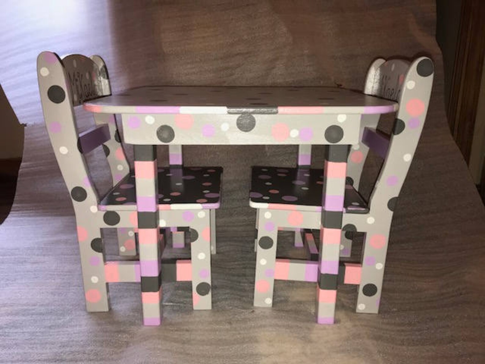CUSTOM Child's Table & 4 Chair Set -CUSTOM COLORS - Etsy