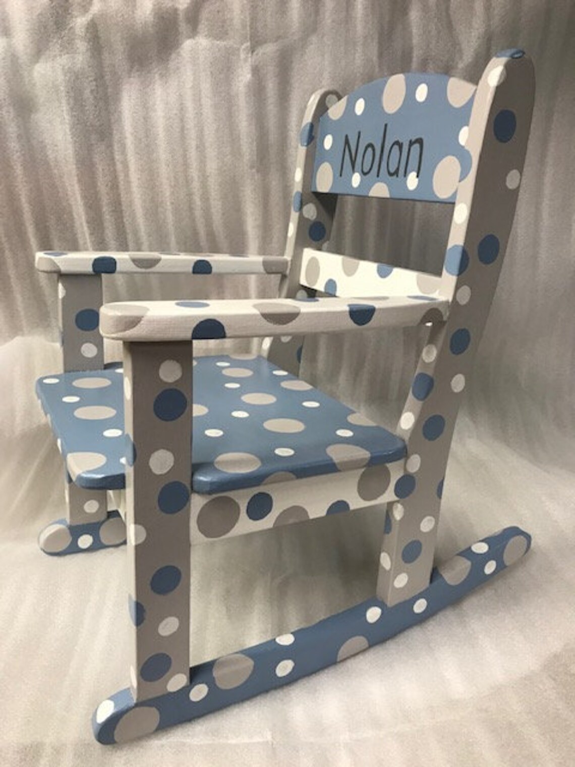 Child's Rocking Chair LITTLE BOY BLUE | Etsy