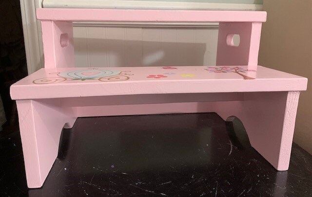 Child's Dual Step Stool: FIT for a PRINCESS! FREE Shipping! - Etsy