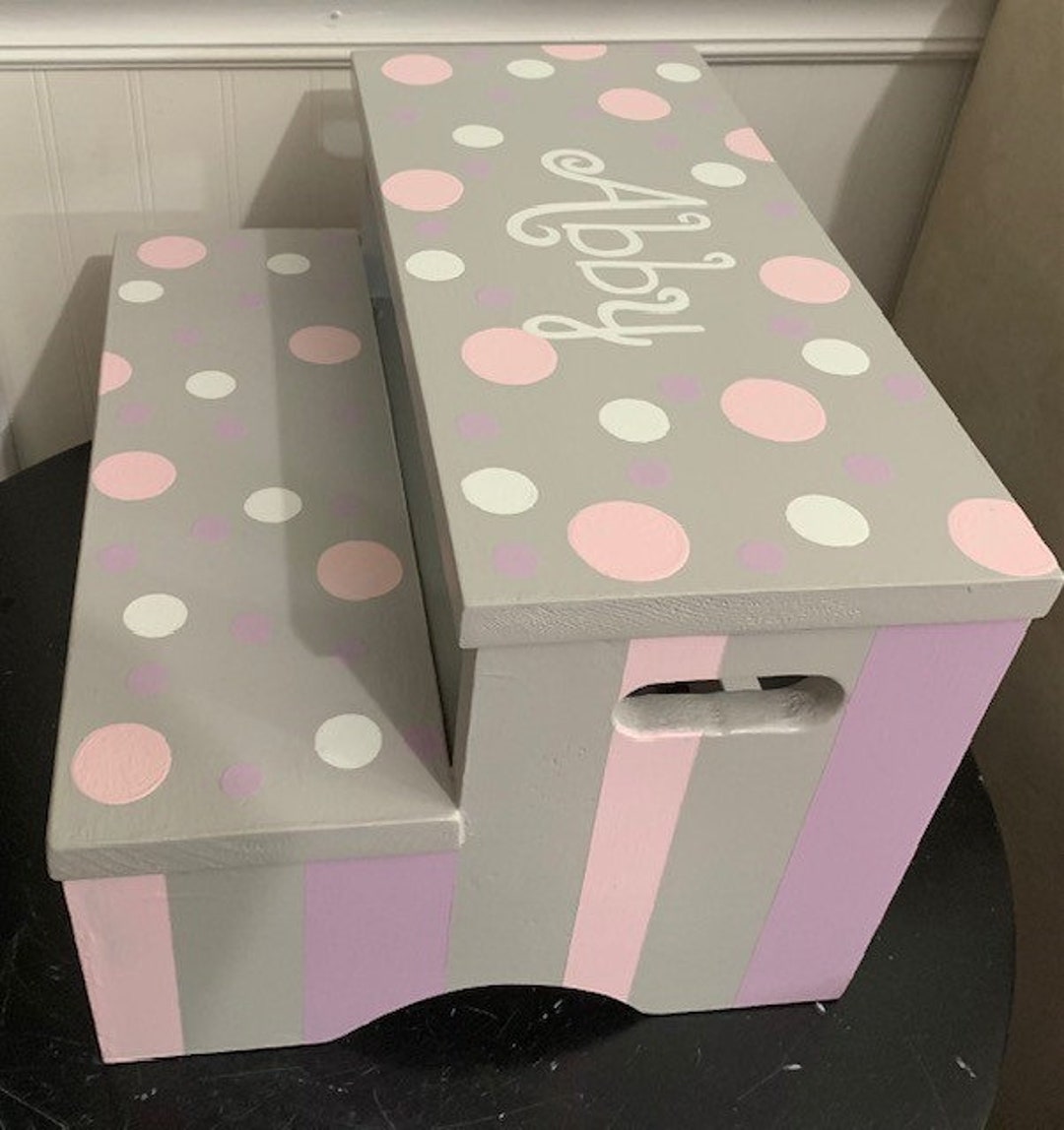 Child's Dual Step Stool: on the Lighter Side FREE SHIPPING! - Etsy