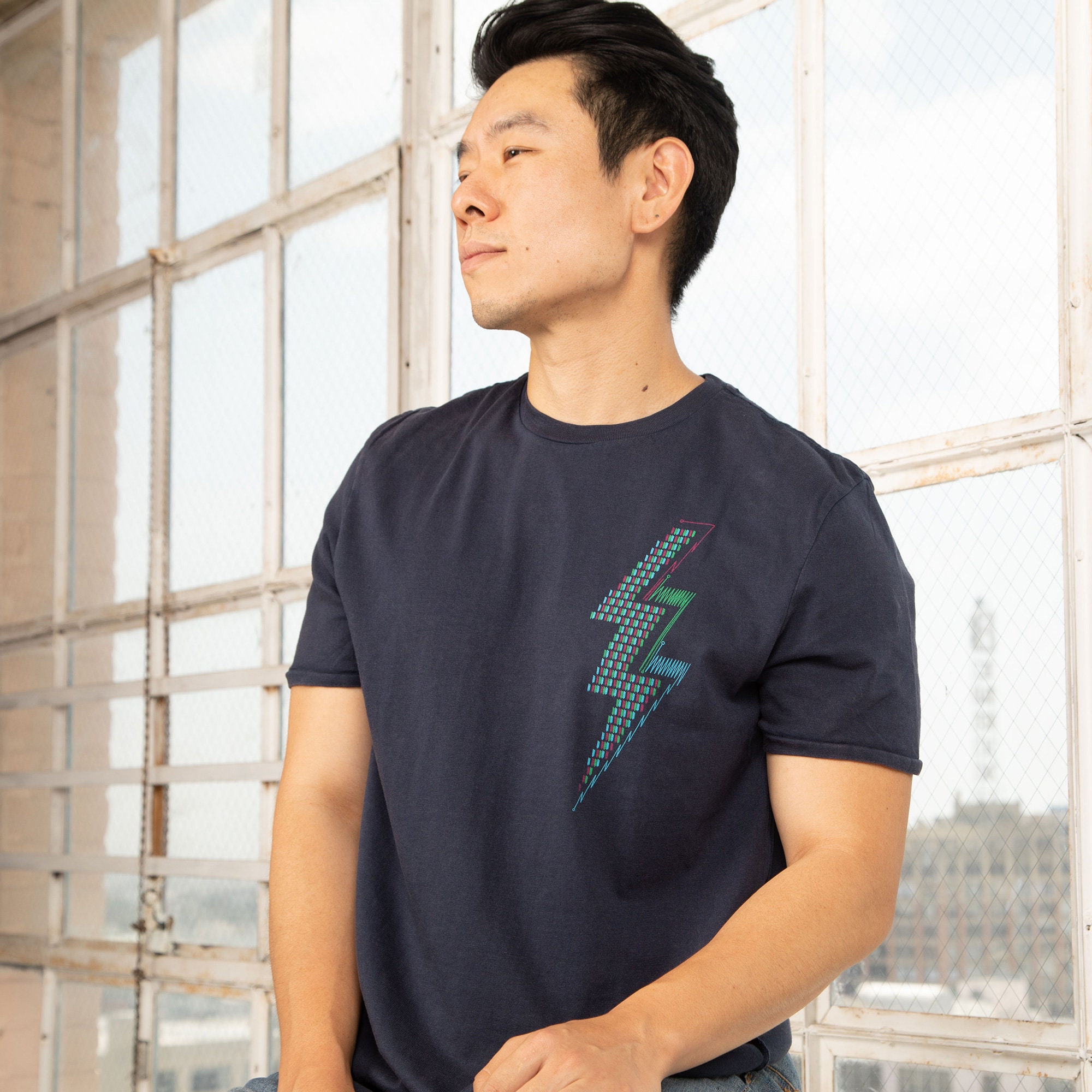 Techy Lightning Bolt Shirt Gift for Engineers and Gamers - Etsy