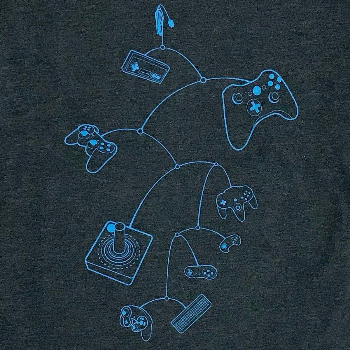 Gamer T-shirt With Video Game Controllers Mobile, Gaming Gifts and Cool ...