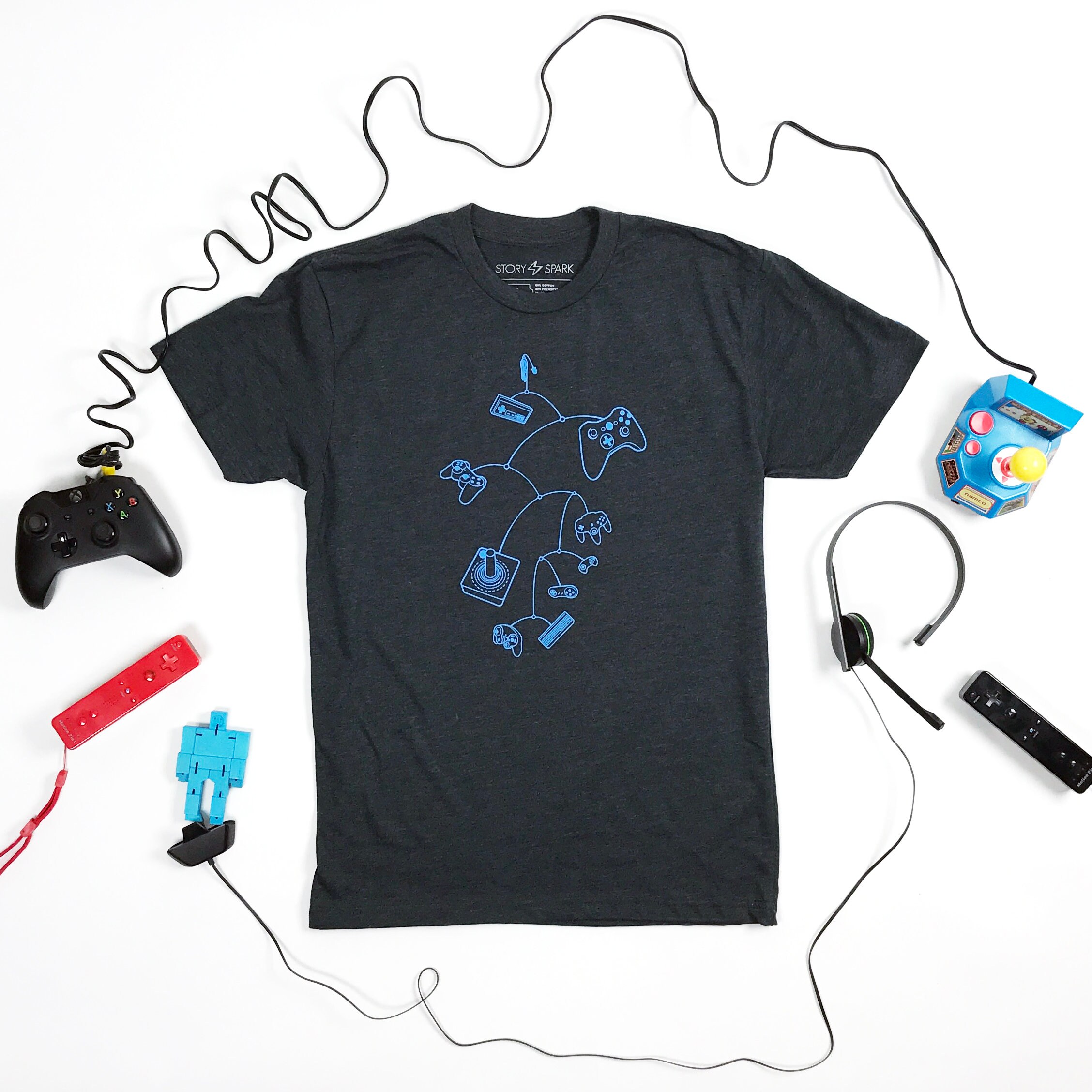 Gamer T-shirt With Video Game Controllers Mobile, Gaming Gifts and Cool ...