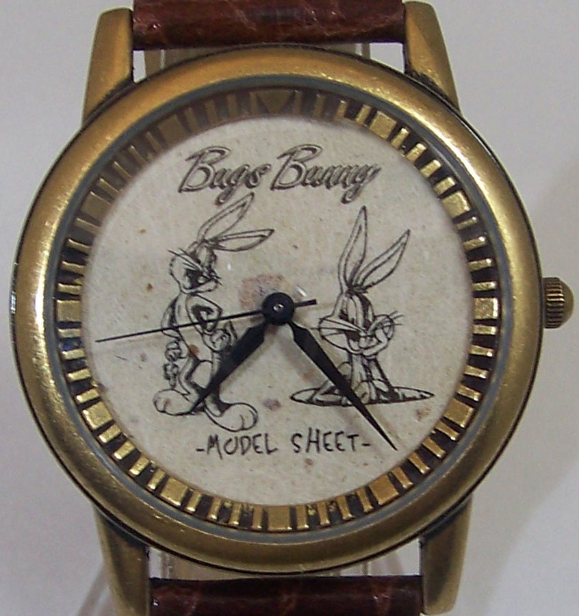 Bugs Bunny Watch First Sketch Model Sheet Warner Bros. Limited Edition ...