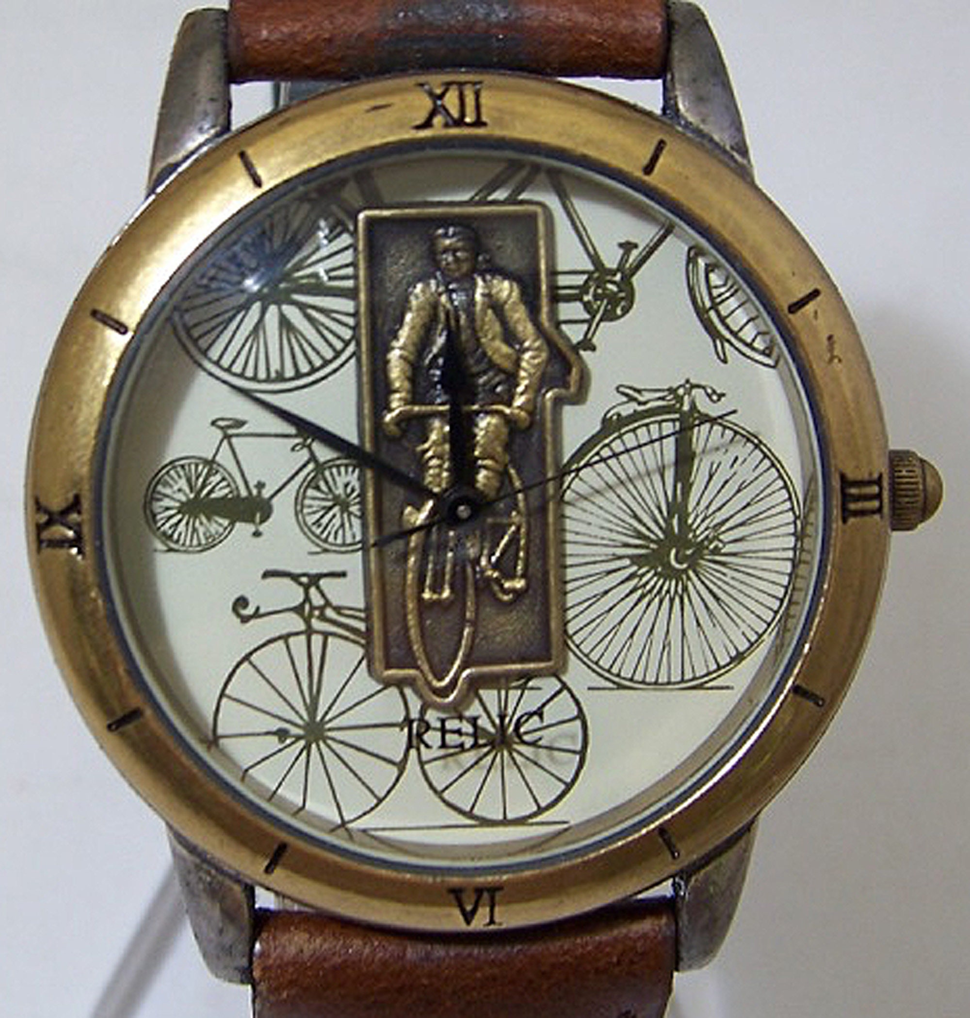 Fossil Bicycle Watch Vintage Cyclist Wristwatch Collectors Relic New - Etsy