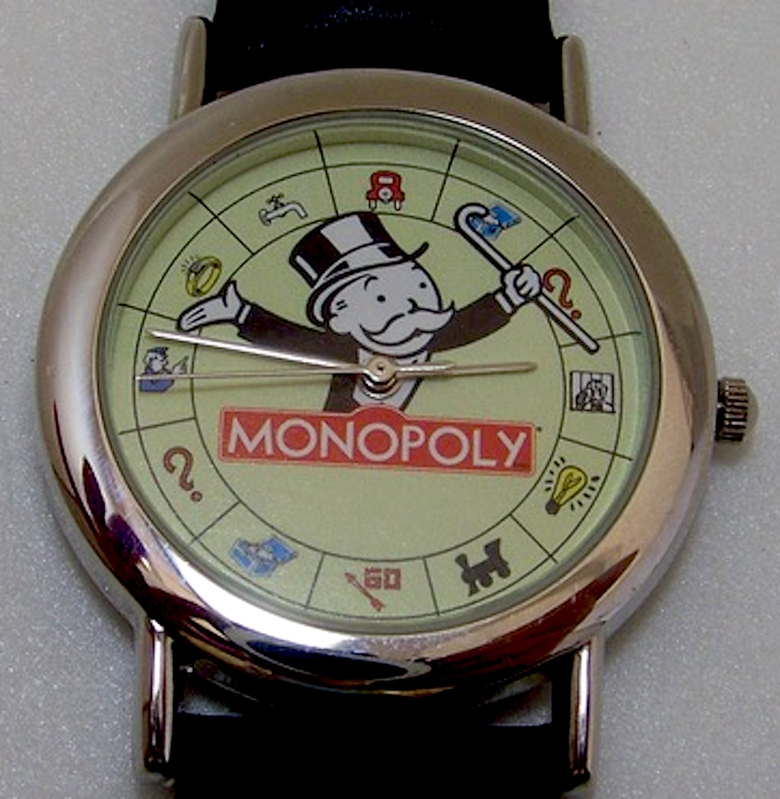 Monopoly Game Watch Hasbro Parker Bros Vintage Collectors Wristwatch - Etsy