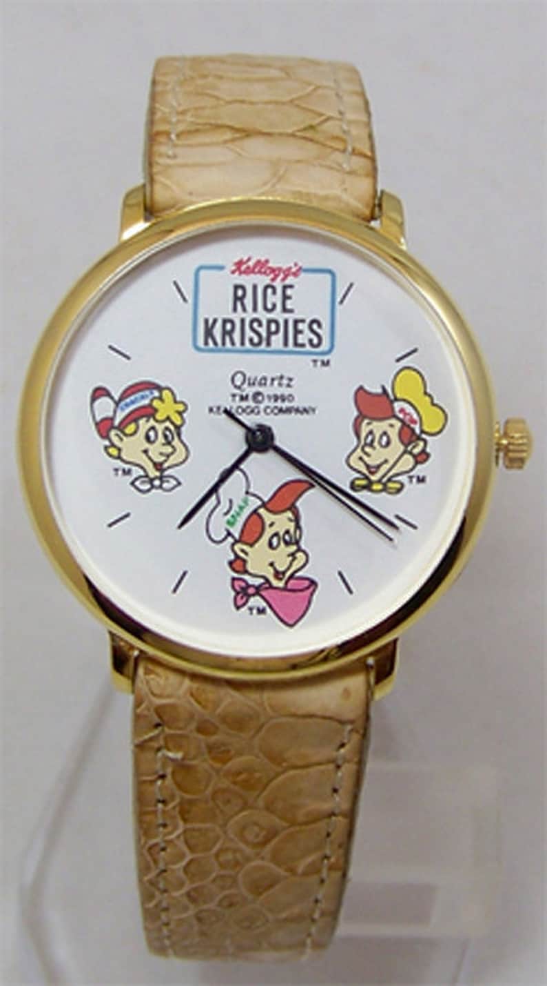 Kelloggs Rice Krispies Watch Snap Crackle Pop Novelty Wristwatch - Etsy