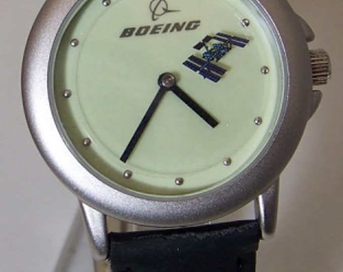 Boeing Rotating Space Station Watch Vintage ISS Space Air Craft ...