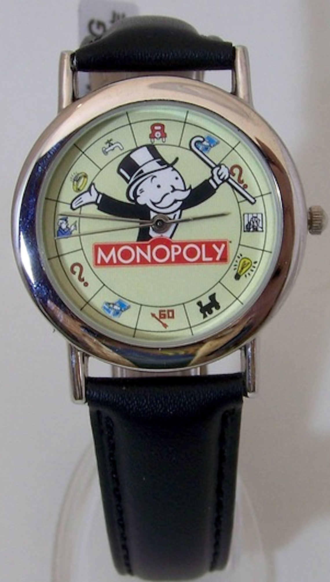 Monopoly Game Watch Hasbro Parker Bros Vintage Collectors Wristwatch - Etsy