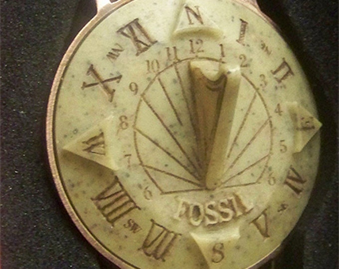 Fossil Sundial Watch Vintage Collectible Wristwatch With Camel Band - Etsy