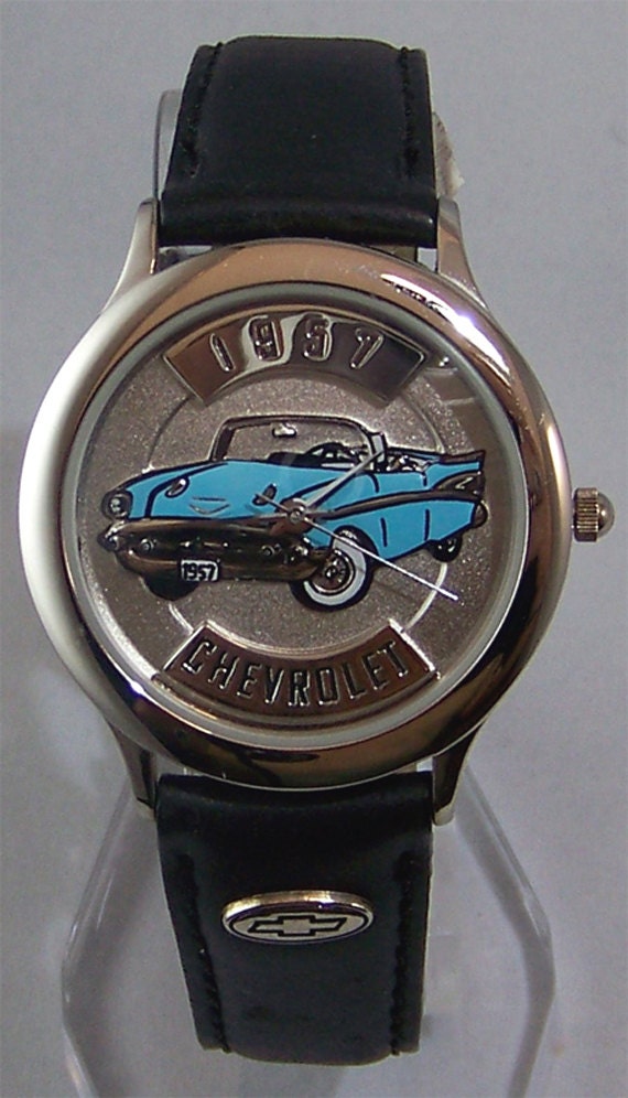 Fossil 1957 Chevy Watch Relic Chevrolet Car Wristwatch in Wood Box - Etsy