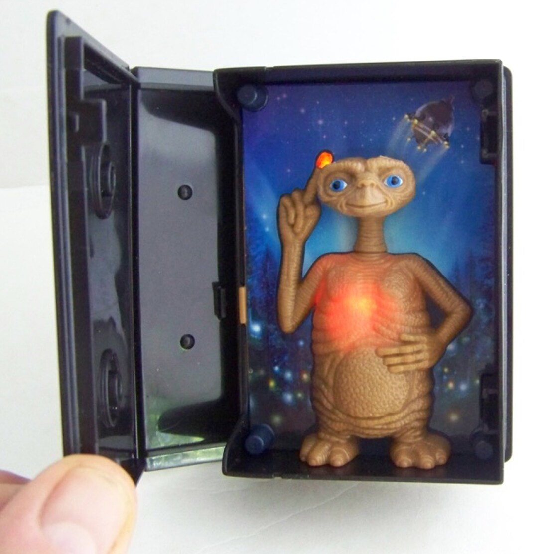 E.T. Extra Terrestrial Mini VHS Box Light up ET Toy, Working - Etsy