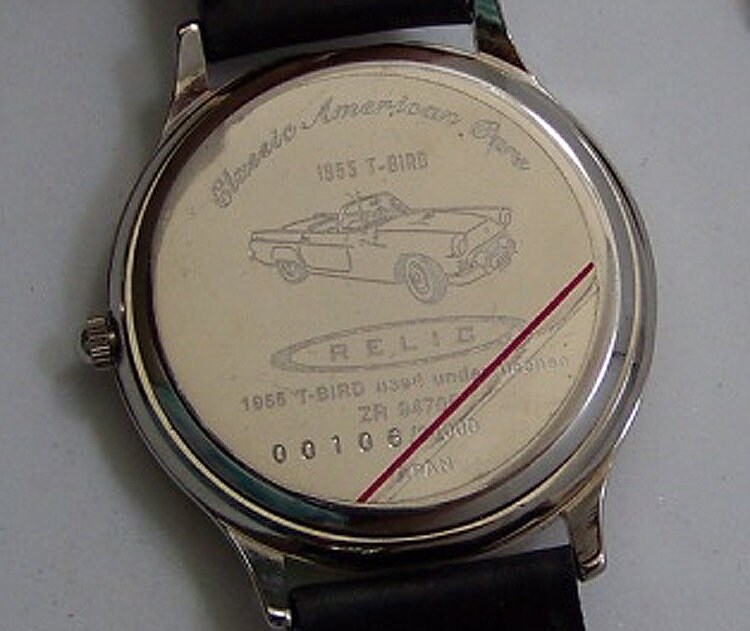 T-bird Fossil Car Watch Relic 1955 Ford Thunderbird Auto | Etsy