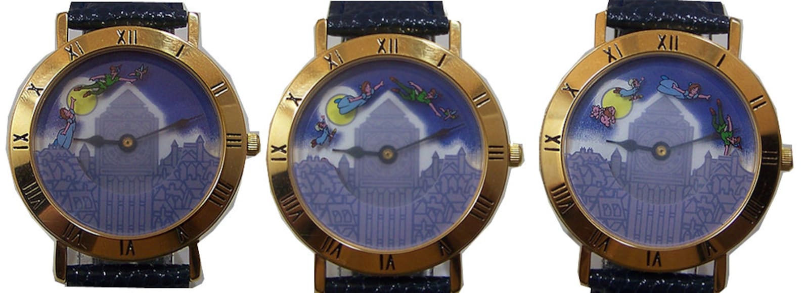 Peter Pan Pedre Watch Walt Disney Rotating Characters Wristwatch - Etsy